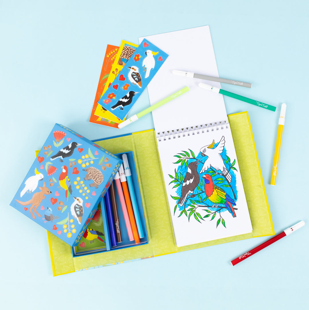 Colouring Set - Aussie Animals – Oak and Willow